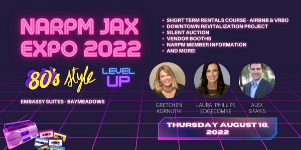 NARPM Northeast FL - NARPM Jax Expo 2022 - 80s Style - Florida State ...